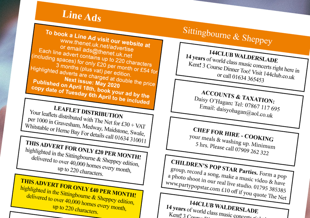 Line Advert & Web Page - The Net Magazine