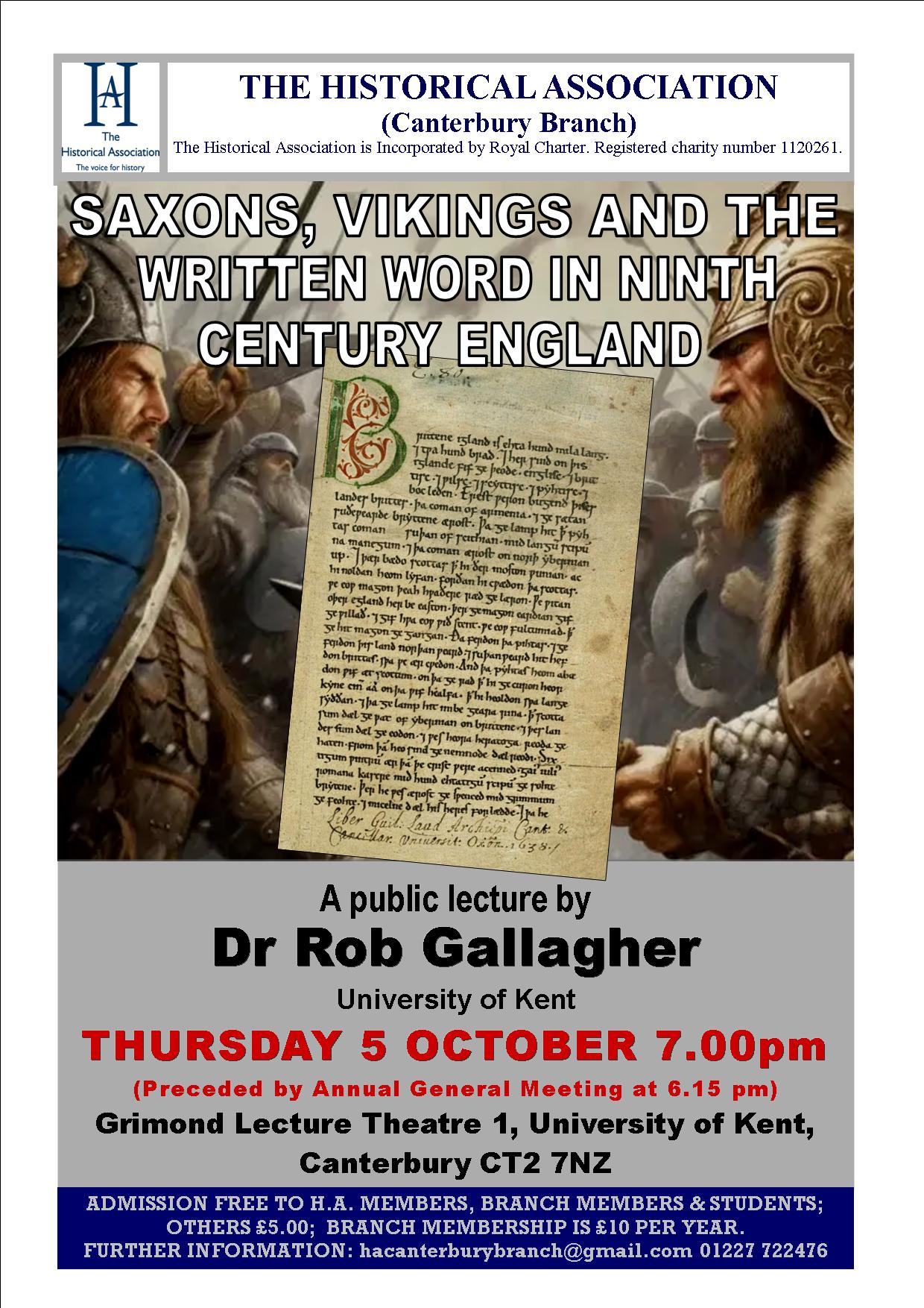 SAXONS, VIKINGS AND THE WRITTEN WORD IN NINTH CENTURY ENGLAND - The Net ...