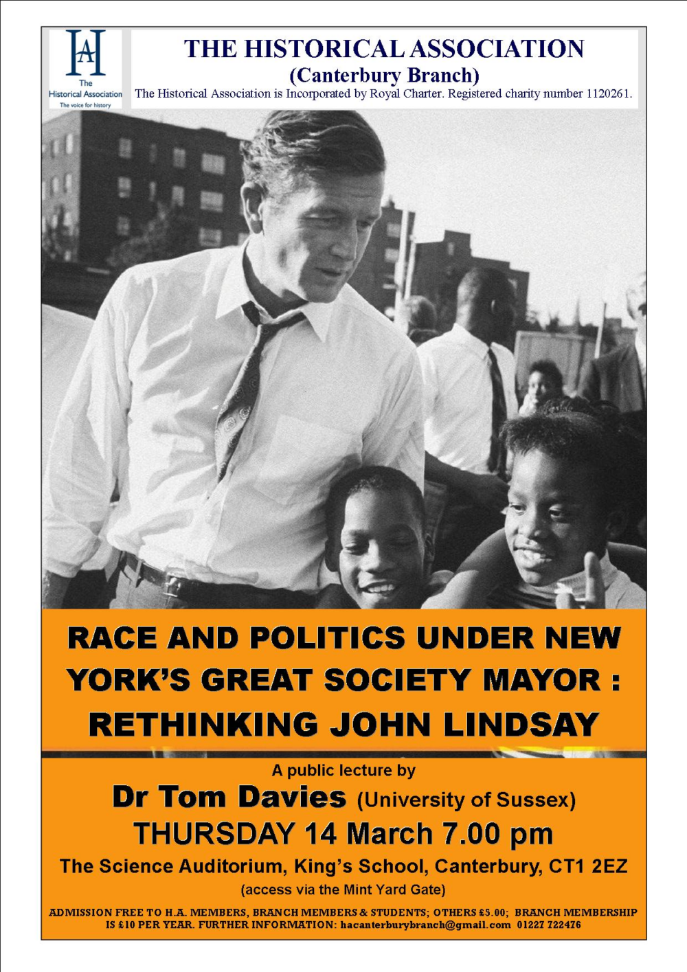 RACE AND POLITICS UNDER NEW YORK’S GREAT SOCIETY MAYOR: RETHINKING JOHN ...