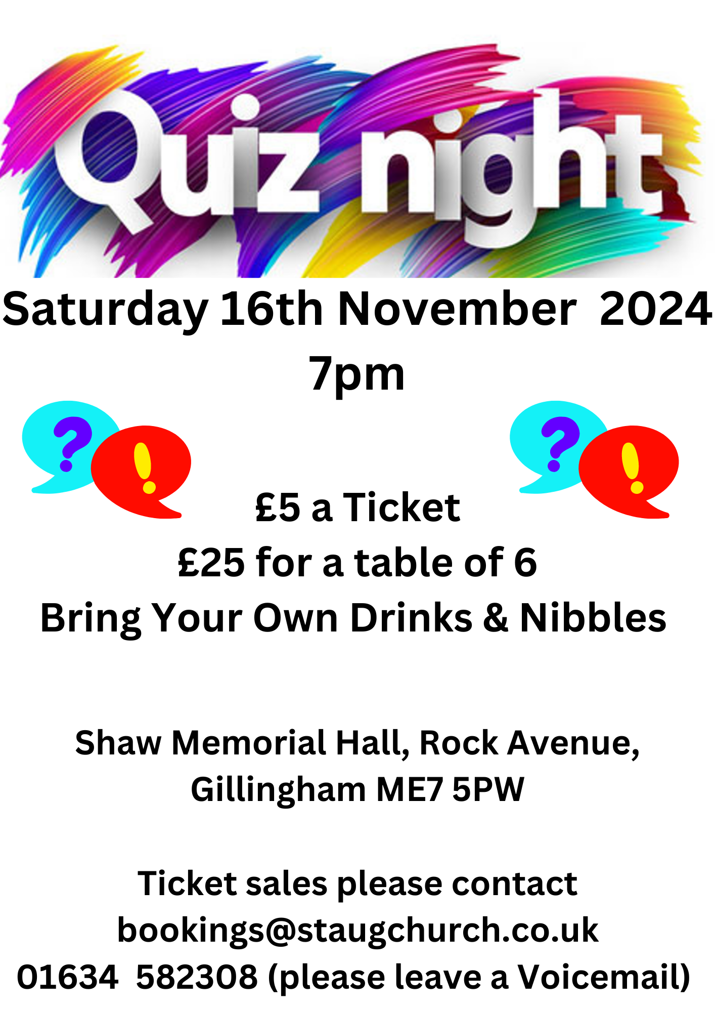Quiz Night St Augustine's Church - The Net Magazine