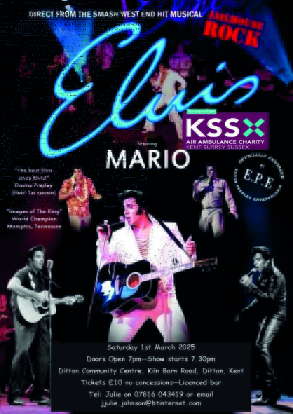 Mario Kombou as Elvis - The Net Magazine